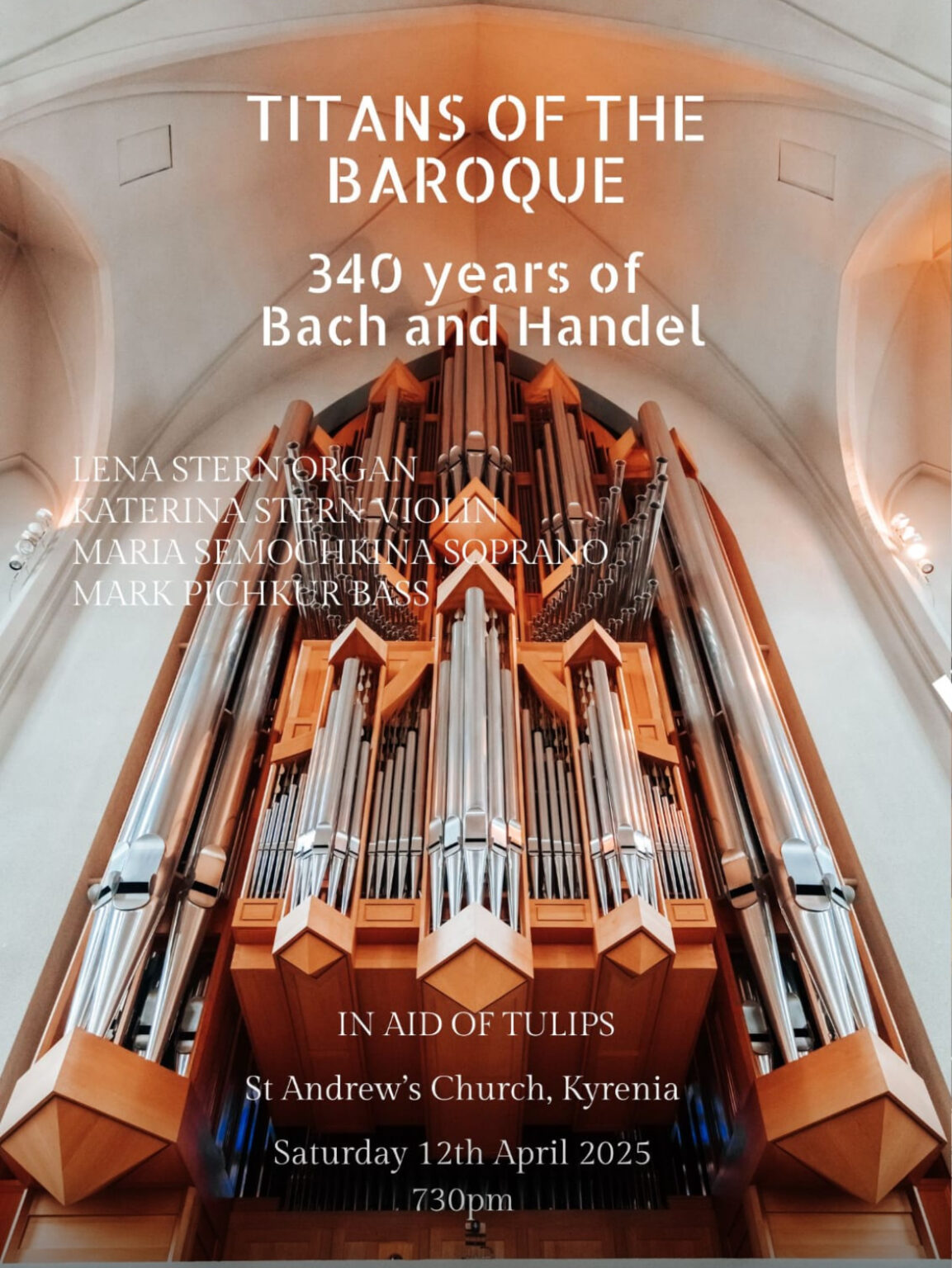 Live concert – The Music of Bach & Handel | St Andrew's Church, Kyrenia